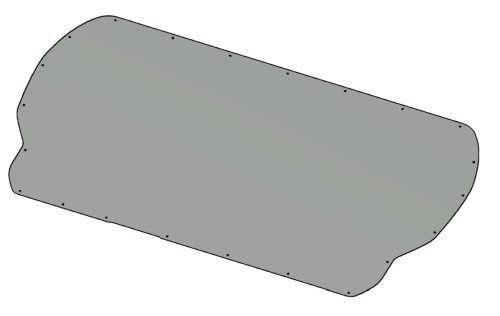 BMW E36 Rear Firewall Bulkhead Panel