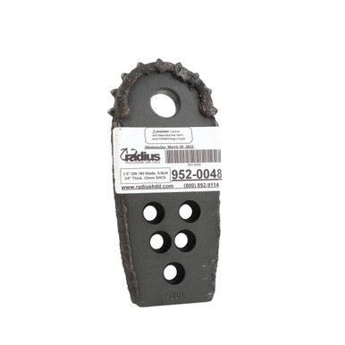 180 Blade, Ditch Witch 5 Bolt - 3-1/2" wide 3/4" Thick - 12mm SHCS