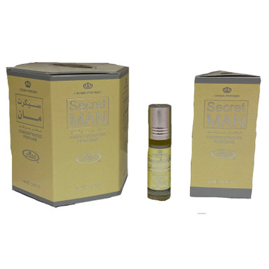 Al-Rehab Secret Man Roll On Perfume Oil - 6ml (With Retail Box)