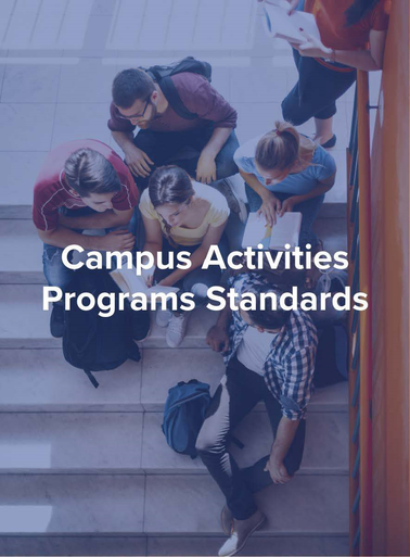 Campus Activities Programs Standards