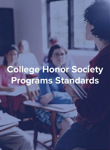 College Honor Society Programs Standards