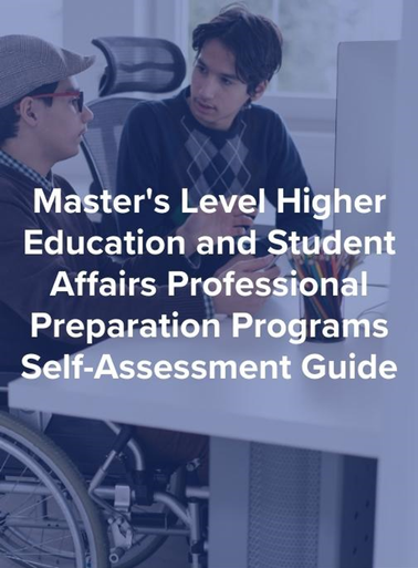 Master's Level Higher Education & Student Affairs Professional Preparation Programs Self ...