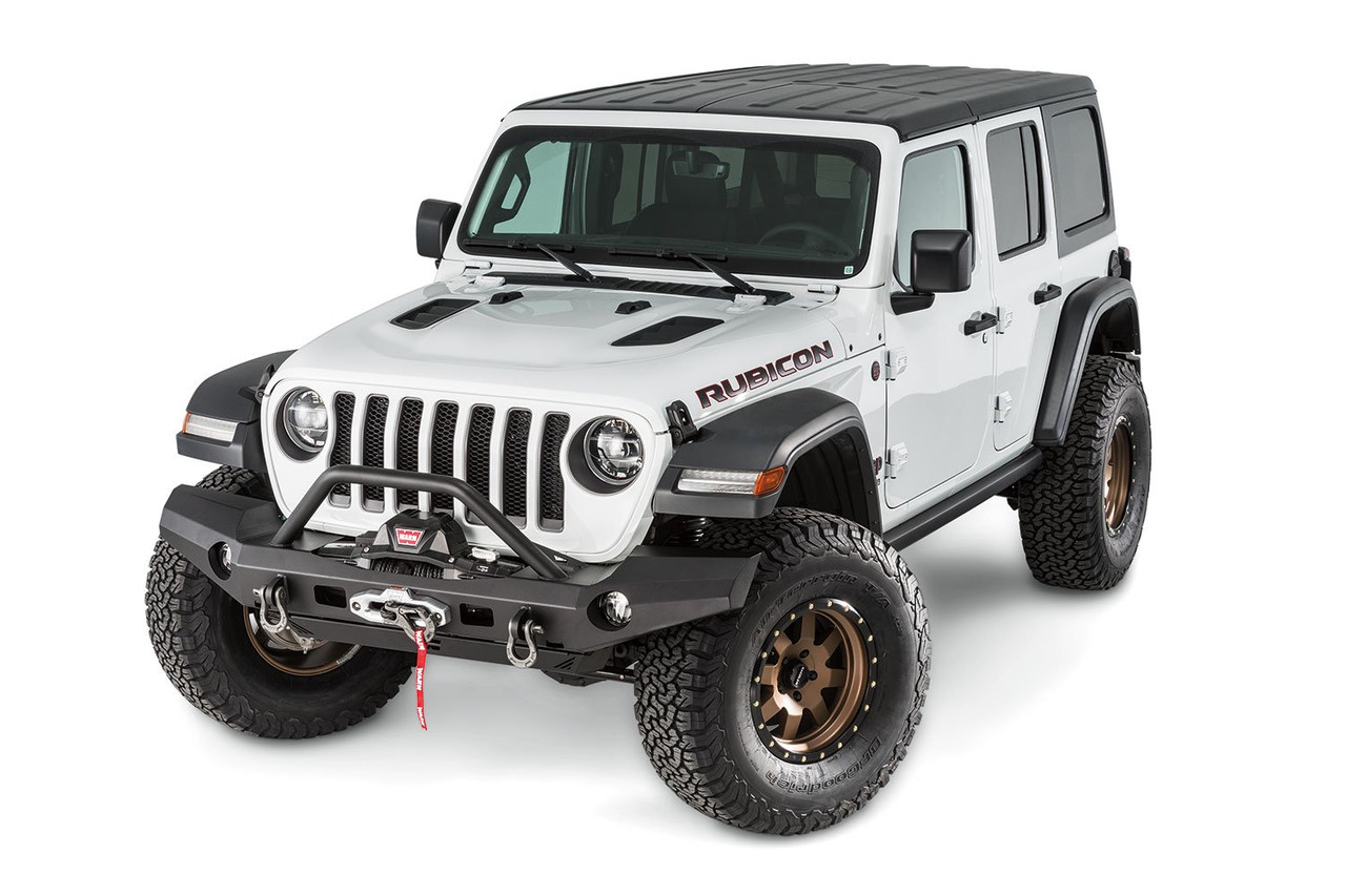Mopar Rubicon Steel 3 pc. Front Bumper for 2018-2024* Wrangler JL and 2020-2023* Gladiator JT ...