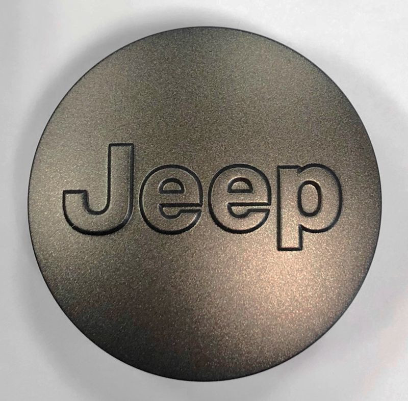 Mopar Gloss Black Center Cap for Multiple Jeeps - JustForJeeps.com