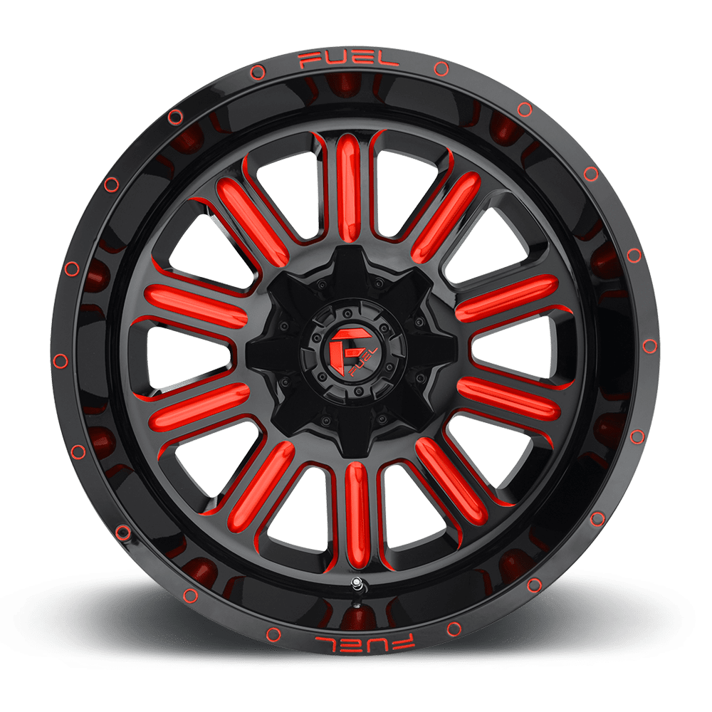 Fuel Off-Road D621 Hardline Gloss Black w/ Candy Red Wheel for 2007 ...