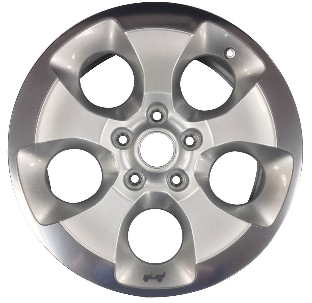Mopar 18" Polished Satin Carbon Wheel for Multiple Jeeps - JustForJeeps.com