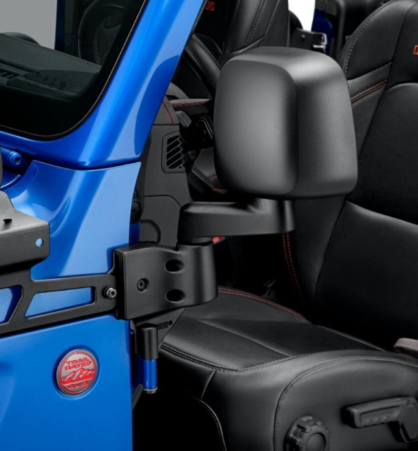 Body Mounted Exterior Mirrors for the 1997-2006 TJ Wrangler, 2018-2025 ...