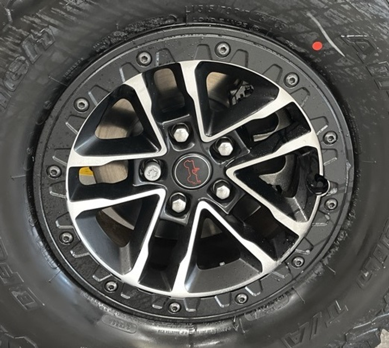 Mopar 17 Bead Lock Capable Wheel With A Machined Face And Satin Black