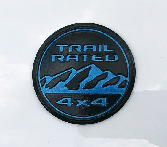 Mopar Black and Blue Trail Rated Badge for the 2023-2025 Grand Cherokee ...