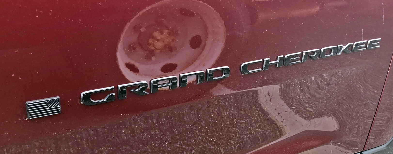 Gloss Black Grand Cherokee and Flag Door Badge for the 2021-2025 Grand ...