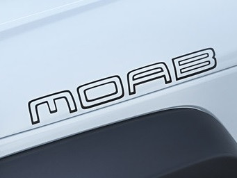 Mopar Moab Hood Decal for 2007-2018 Wrangler JK - JustForJeeps.com