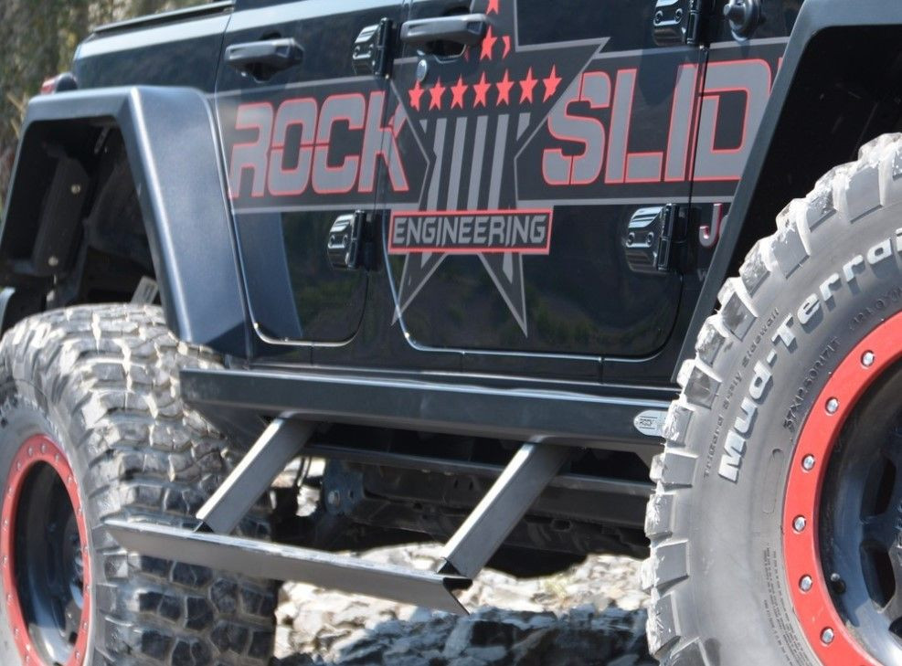 Rock-Slide Engineering Power Step Slider Set for 2018-2022 Wrangler JL ...