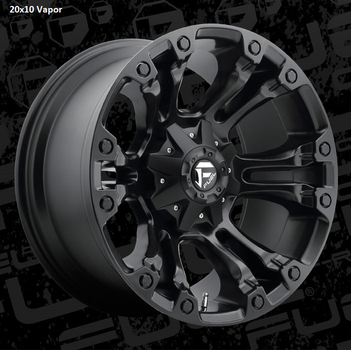 Fuel Off-Road D560 Vapor Matte Black Wheel for 2007-2026 Wrangler JK/JL ...