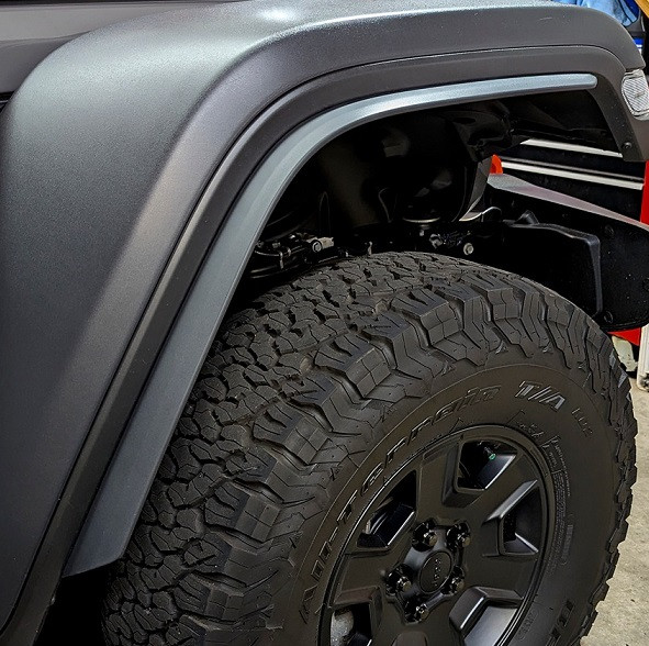 Mopar Xtreme Recon Fender Flare Extensions for the 2020-2025 Gladiator JT
