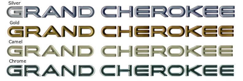 Mopar Jeep Badge Decal for 1999-2004 Grand Cherokee WJ and 1997-2001 ...