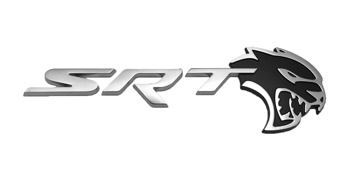 Mopar Red and Black Hellcat Redeye Badges
