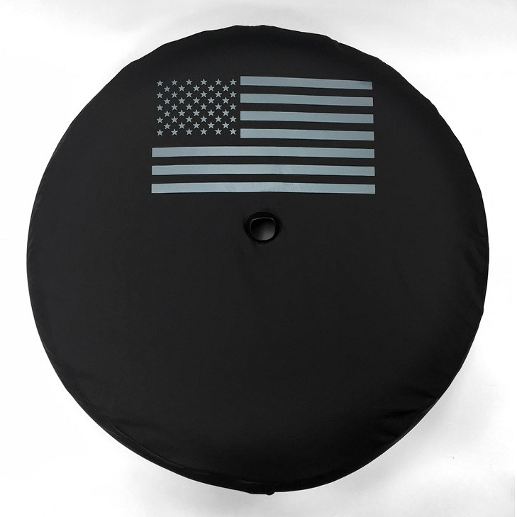 Mopar American Flag Logo Tire Cover for the 2018-2025 Wrangler JL ...