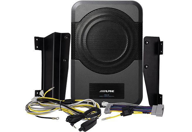 Alpine PWE S8 8" Powered Subwoofer - Alpine