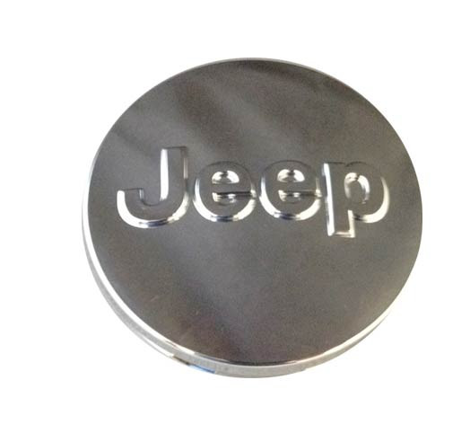 Mopar Silver Jeep Wheel Center Cap for Multiple Jeeps - JustForJeeps.com