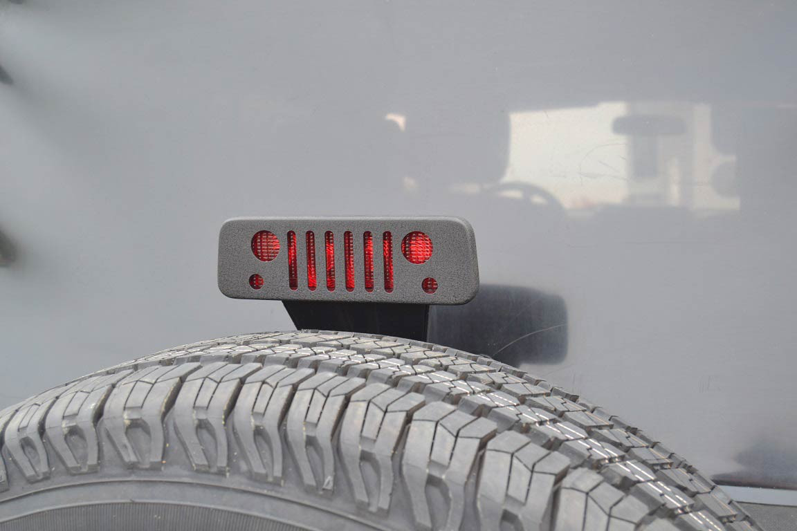 Jeep Grill Third Brake Light Guard for 2007-2018 Wrangler JK ...