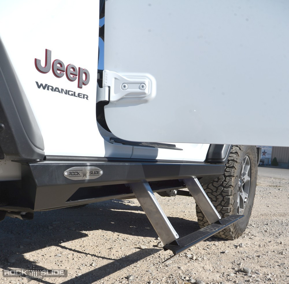 Rock-Slide Engineering Power Step Slider Set for 2018-2021 Wrangler JL ...
