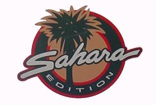 Mopar Sahara Edition Decal for 1997-2006 Wrangler TJ - JustForJeeps.com