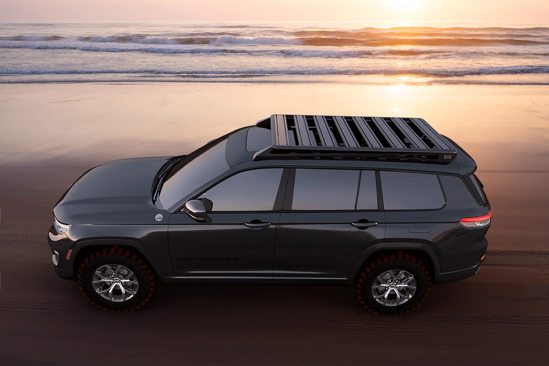 Chief Products Roof Rack for 2022-2024 Grand Cherokee WL 2-Row