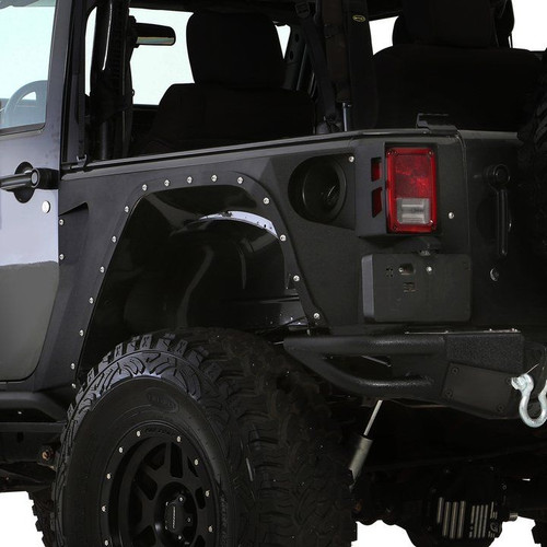 Smittybilt XRC Armor Rear Corner Guards for 2007-2018 Wrangler JK ...