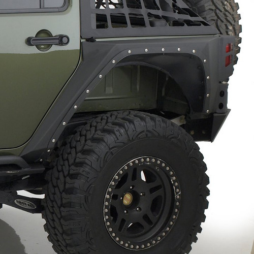 Smittybilt XRC Armor Rear Corner Guards for 2007-2018 Wrangler JK ...