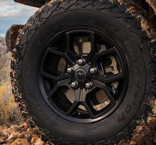 Mopar 17" Satin Black Willys Wheel for 2018-2025 Wrangler JL & 2020 ...