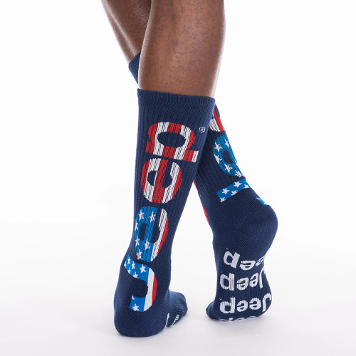 Jeep USA Flag Crew Socks