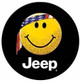 Mopar Jeep Smiley Face Spare Tire Cover for 1997-2006 Wrangler TJ, 2007 ...