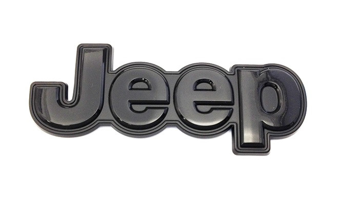 Gloss Black Jeep Liftgate Badge for 2014-2022 KL Cherokee ...