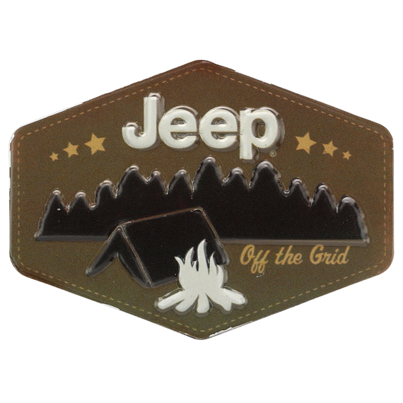 Jeep Camping Tin Magnet - JustForJeeps.com