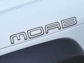 Mopar Moab Hood Decal for 2007-2018 Wrangler JK - JustForJeeps.com