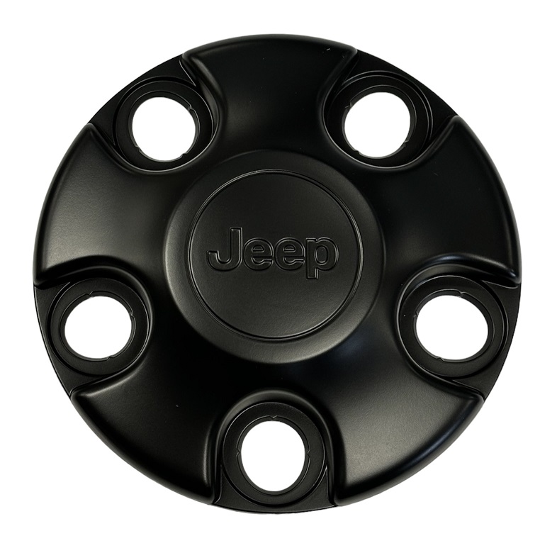 Mopar Black Steel Wheel Center Cap for 2018-2025 Wrangler JL & 2020 ...