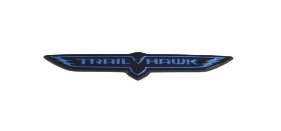 Mopar Black & Blue Trailhawk Badge