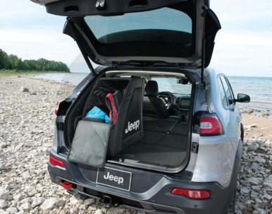 Vertical Cargo Divider - Cargo Management System - JustForJeeps.com