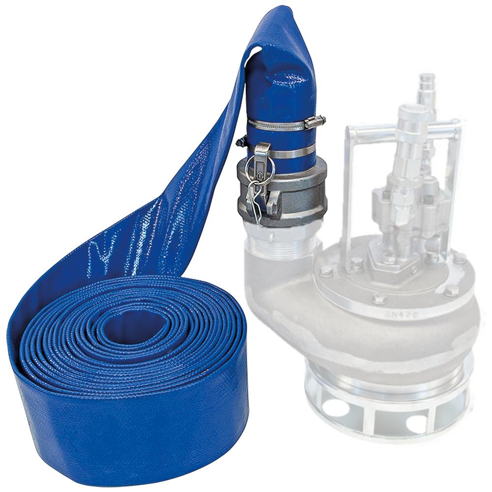 Hycon 3" Trash Pump Extension Discharge Hose - 50ft