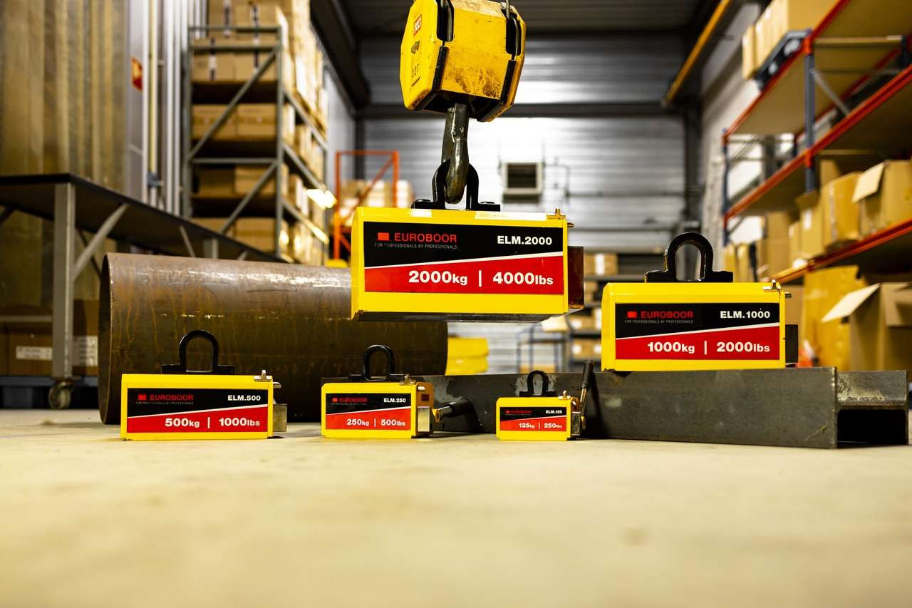 Euroboor 1000lb Capacity Lifting Magnet ELM.500 Euroboor