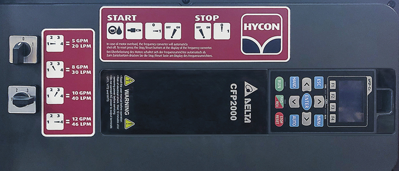 Hycon HPP18E 480V 3P Electric Powerpack w/ Remote Control