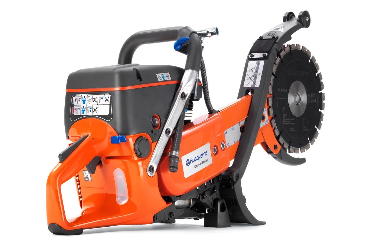 Husqvarna K760 Cut-n-Break Saw for deep cuts on doors