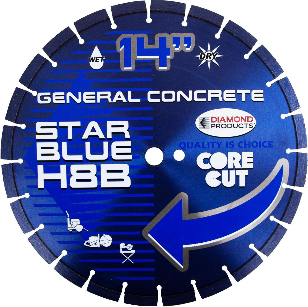 Core Cut Star Blue Diamond Blade 17710_ Core Cut