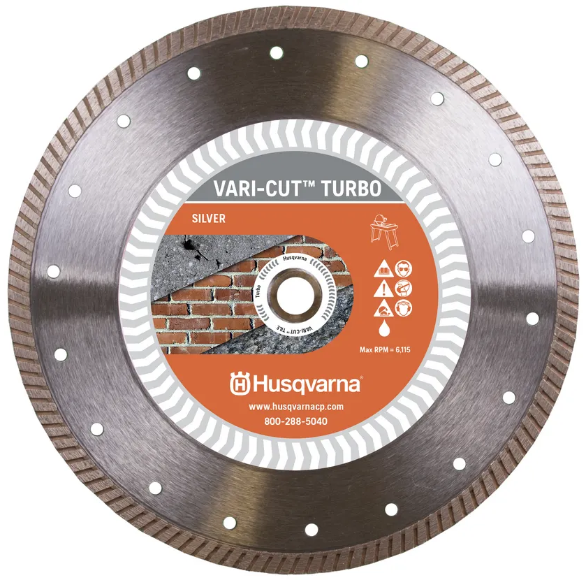 Husqvarna Vari-Cut Turbo Tile/Masonry Diamond Blade