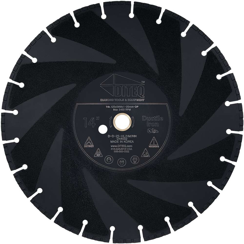 Diteq D25 Ductile Iron Blade D44002_ Diteq