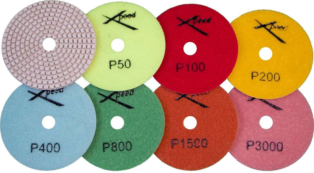 Core Prep 5" Premium Dry Polishing Pad - surface prep