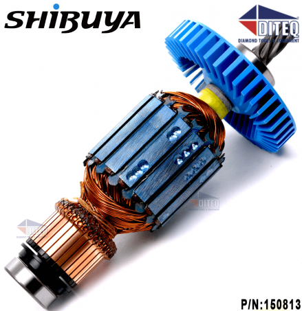 Shibuya Armature 115V for core drill motors R-1511, R-1521