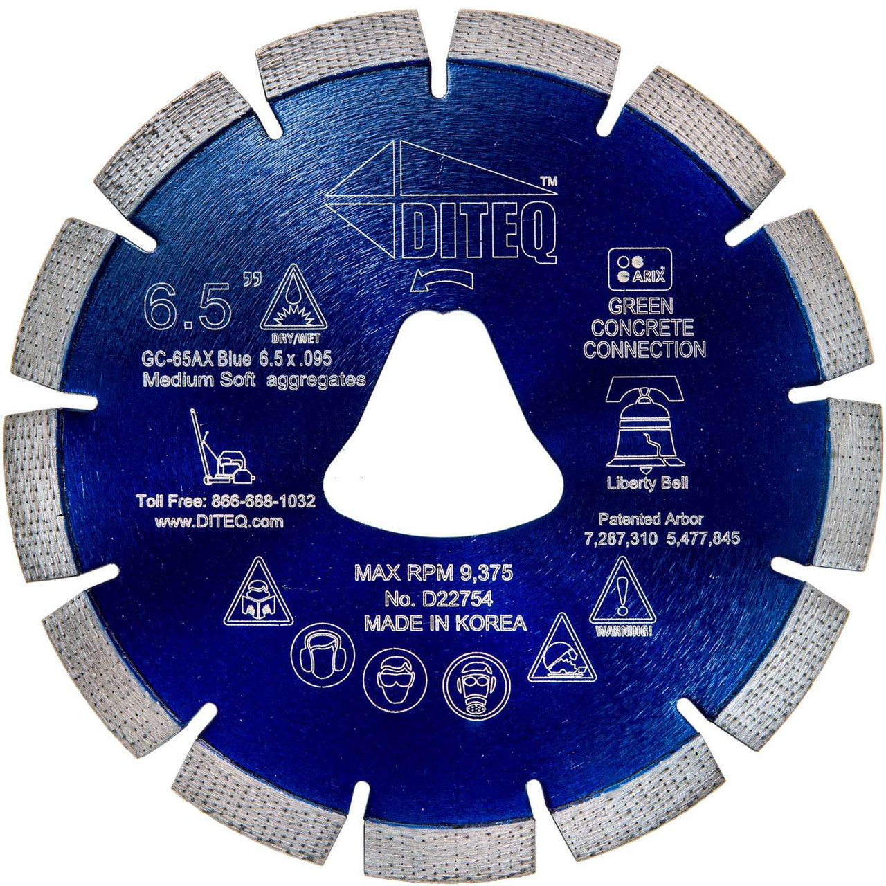 Diteq Medium Soft Aggregate Liberty Bell Blade D22754_ Diteq