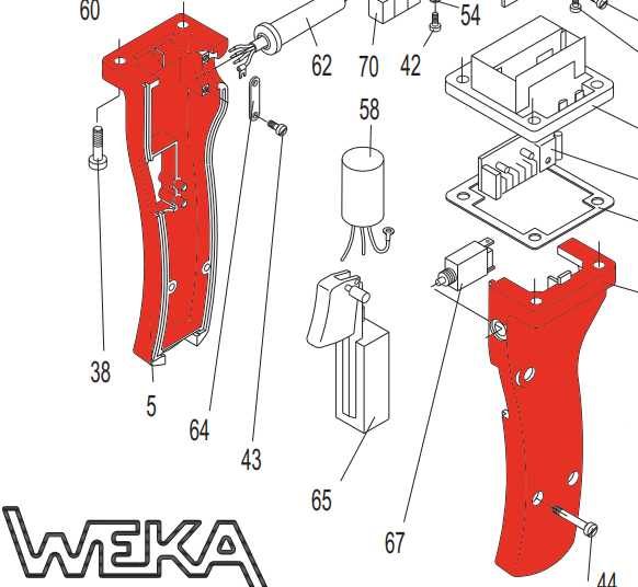 Weka DK Parts - OEM Parts from Tools Direct USA