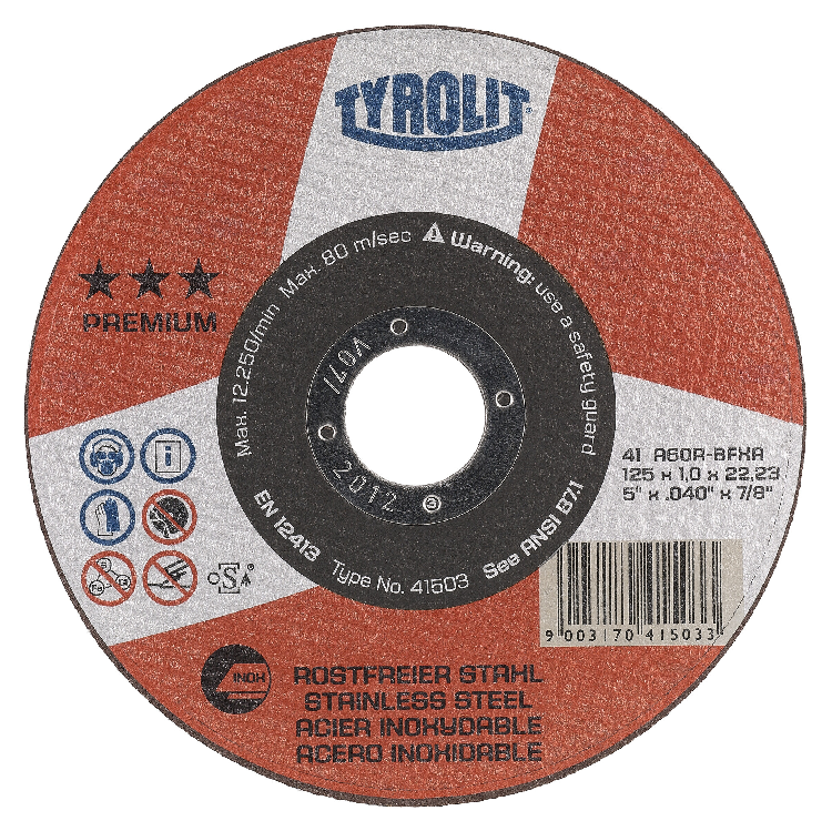 Tyrolit Abrasives - abrasive blades for concrete